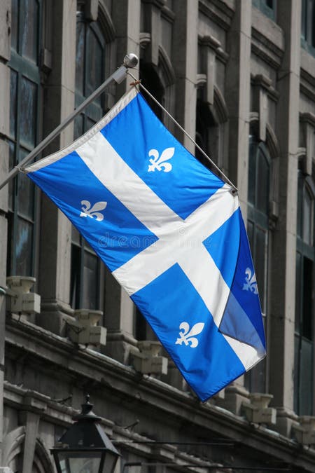 Quebec flag stock photo. Image of montreal, quebecoise - 6168212