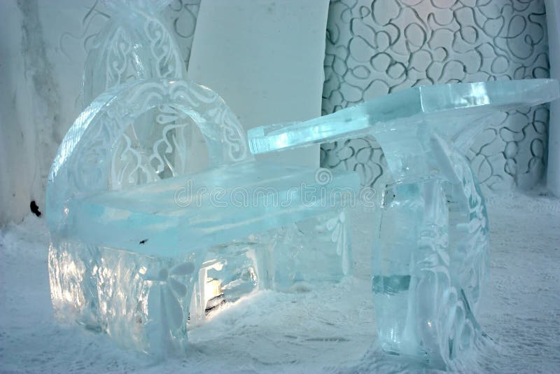 Quebec Ice Hotel Interior Chapel Editorial Image - Image of religious ...