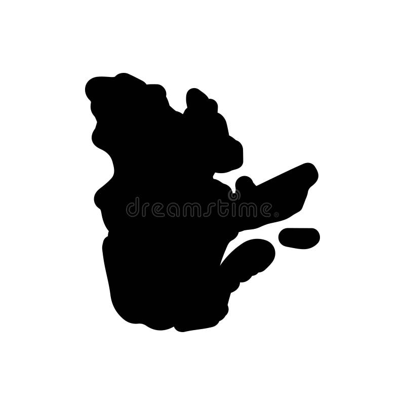 Black Solid Icon for Quebec, America and Province Stock Illustration ...