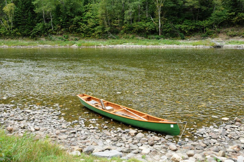 Quebec, Matapedia River in Gaspesie Stock Image - Image of small ...