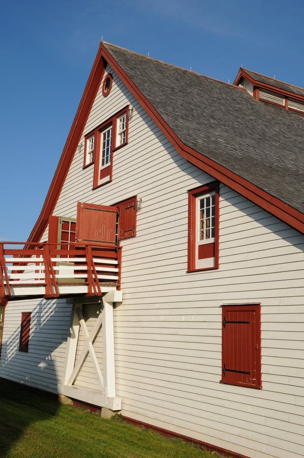 Quebec, Museum of the National Park of Perce Stock Image - Image of ...