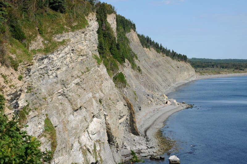 Quebec, the Parc National Du Forillon in Gaspesie Stock Image - Image ...