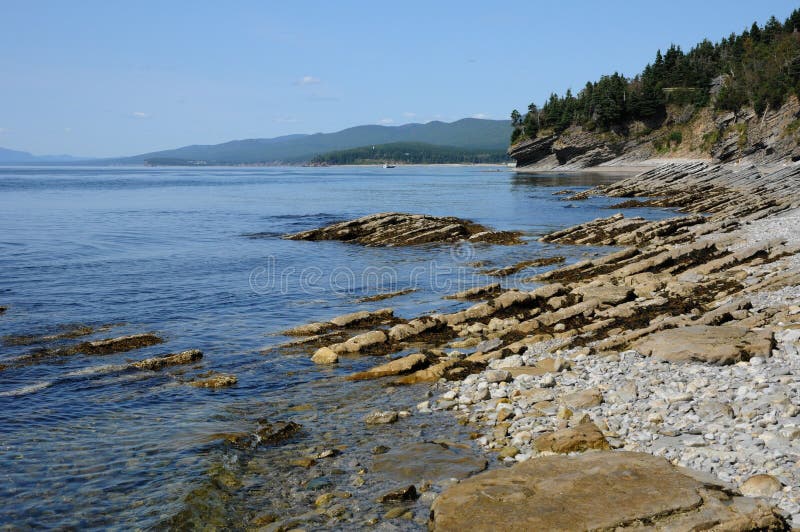 Quebec, the Parc National Du Forillon in Gaspesie Stock Photo - Image ...