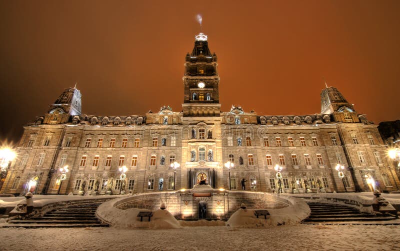 Quebec Parliament stock image. Image of assemble, canada - 8412859