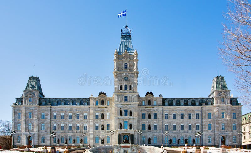 Quebec Parliament Building stock photo. Image of windows - 37627862