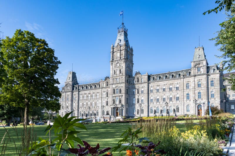 Quebec S Parliament in Summer, Quebec City Stock Image - Image of ...