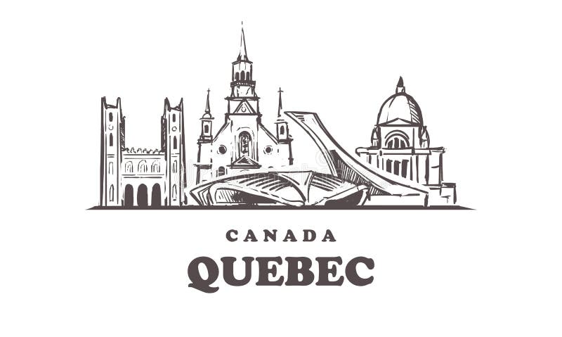 Canada, Quebec - Capital City, Pinned On Political Map Stock ...