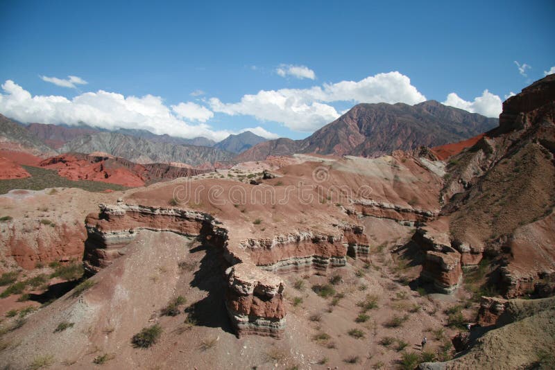 Quebrada de Cafayate stock image. Image of latin, hiking - 4384565