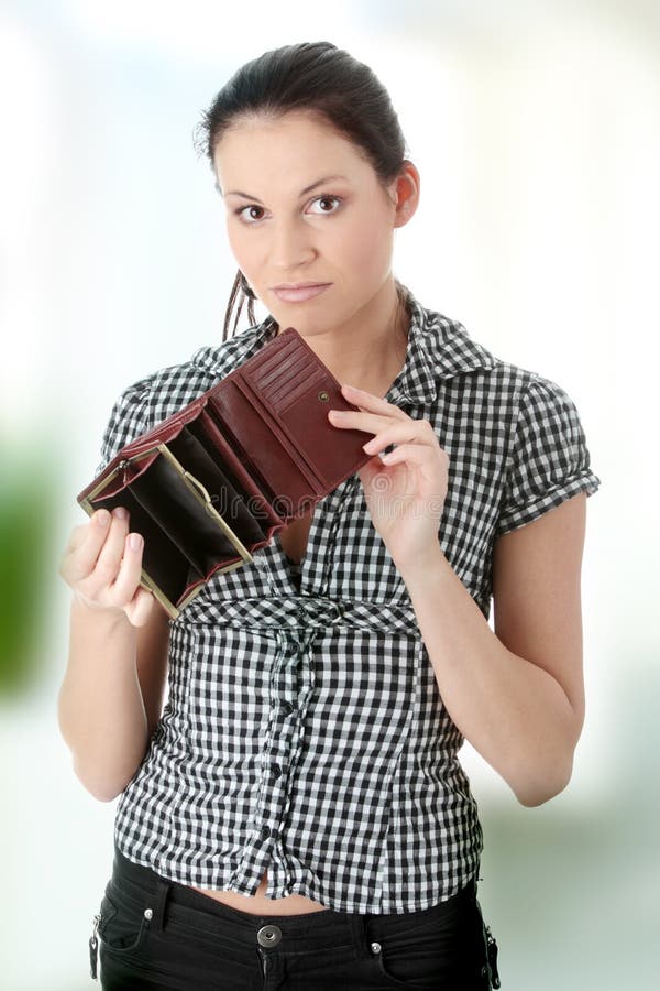 Quebrou foto de stock. Imagem de beleza, menina, pobreza - 13532242