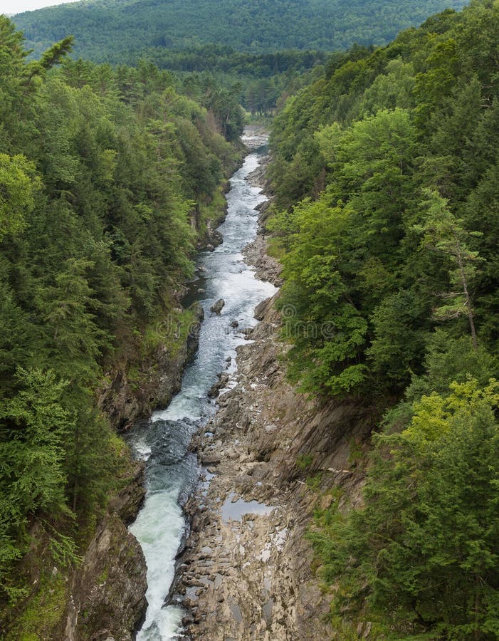 Quechee Gorge State Park stock photo. Image of deep, river - 33291880