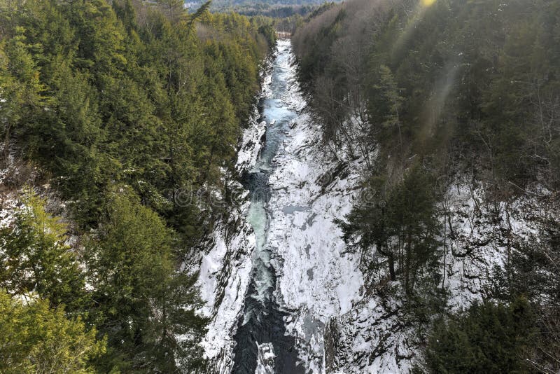 Quechee River - Vermont stock photo. Image of rock, forest - 68168046