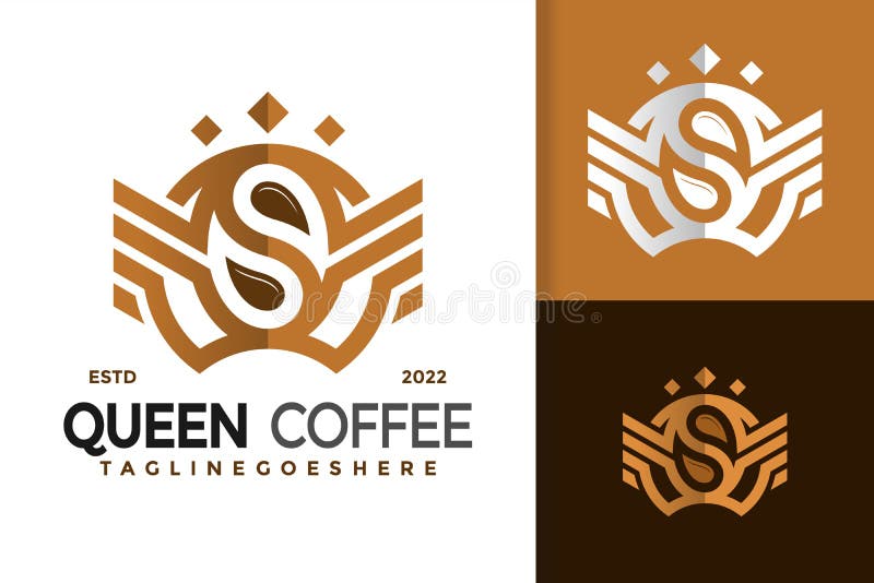 Queen Coffee Logo Design, Brand Identity Logos Vector, Modern Logo ...