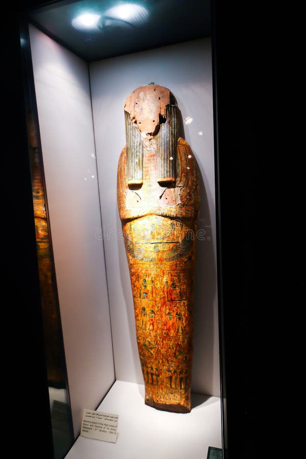 Queen Coffin at Museum of Embalming at Luxor, Egypt Editorial Stock ...
