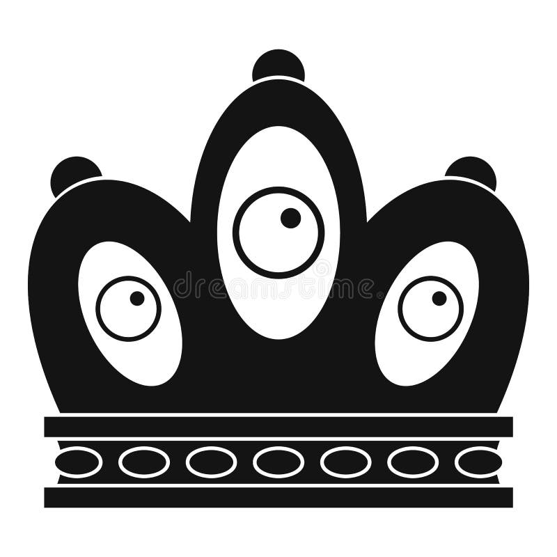 Queen Crown Icon, Simple Style Stock Vector - Illustration of simple ...