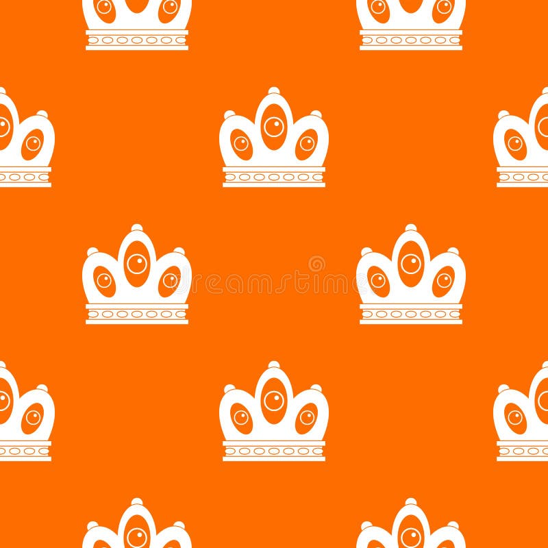 Queen Crown Pattern Seamless Stock Vector - Illustration of cover ...