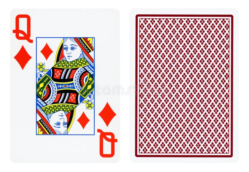Queen Of Diamonds Playing Card