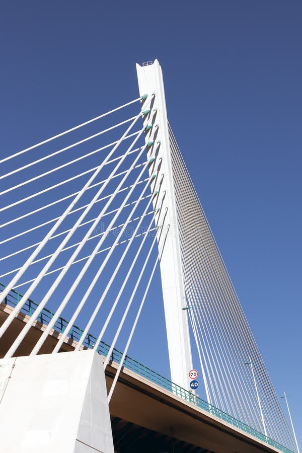 Queen Elisabeth bridge stock image. Image of bridge, banks - 16628423