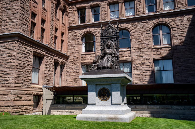 Queen Elizabeth Statue in Front of Legislative Assembly of Ontario ...