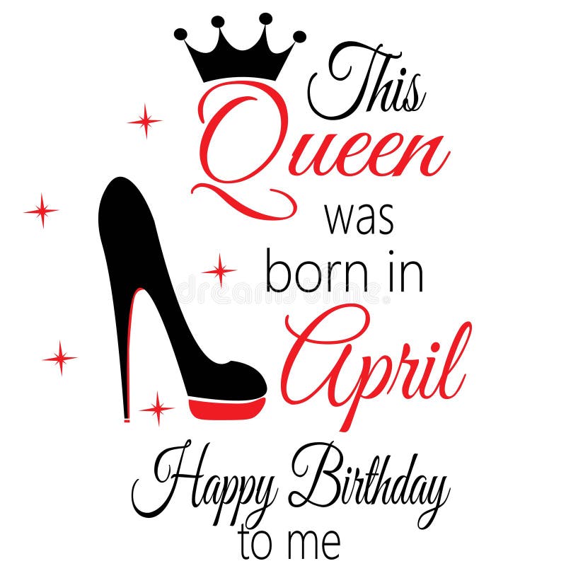 Queen Happy Birthday Vector Illustration Stock Vector - Illustration of ...