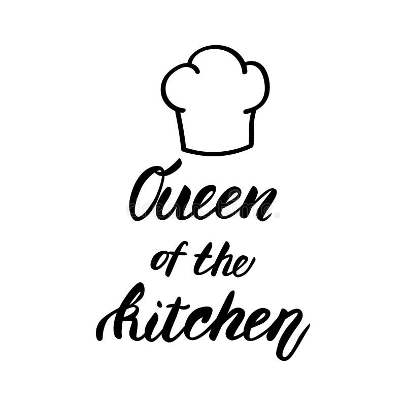 Queen of the Kitchen - Lettering for Print, Poster, Chalkboard Design ...