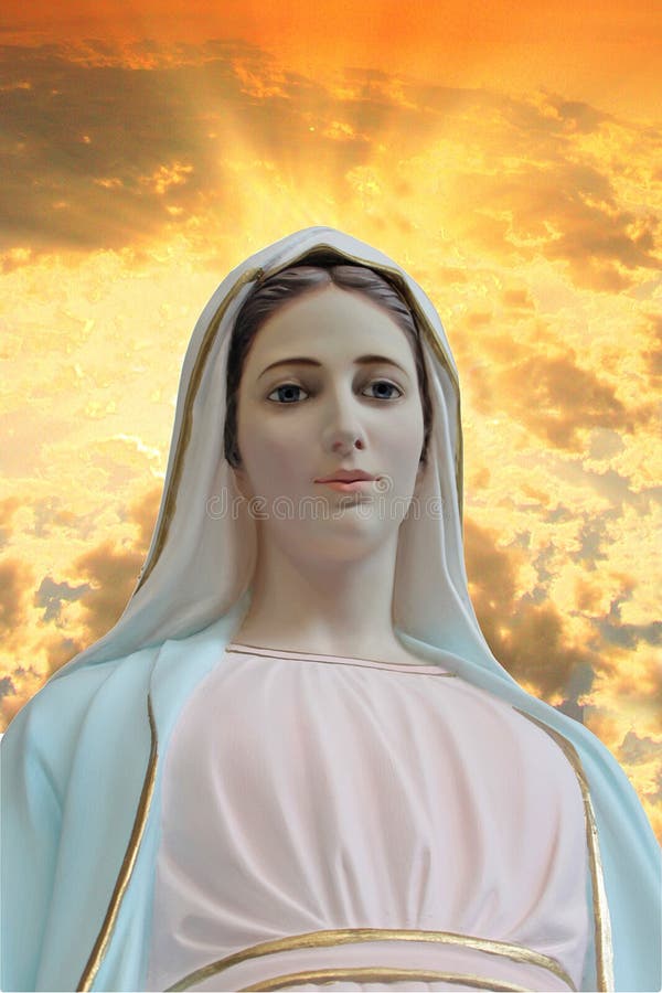 Queen of Peace stock image. Image of statue, peace, church - 68151751