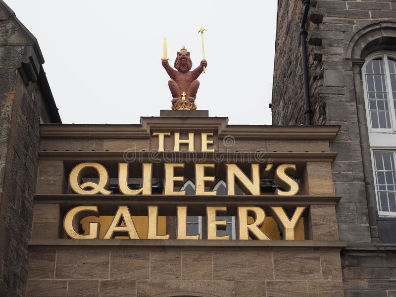Queen S Gallery at Holyrood Palace in Edinburgh Editorial Image - Image ...
