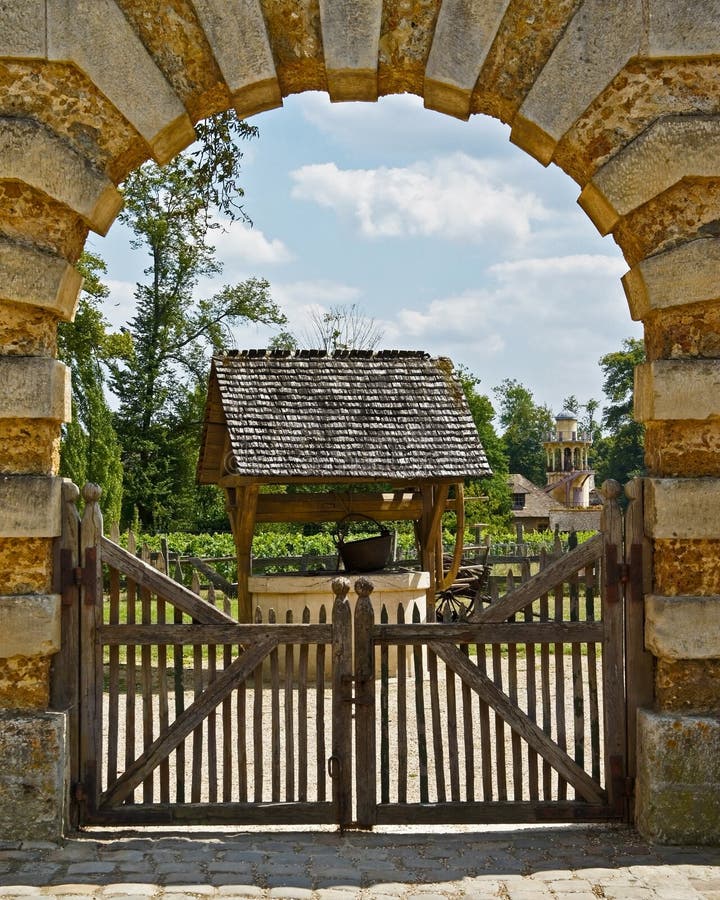 Versailles Queen s Hamlet stock image. Image of paris - 22722753