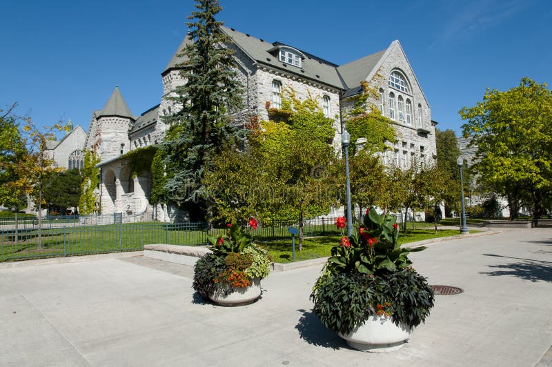 Queen`s University - Kingston - Canada Stock Photo - Image of historic ...