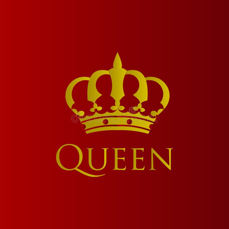 Queen Vector Template Design Illustration Stock Vector - Illustration ...