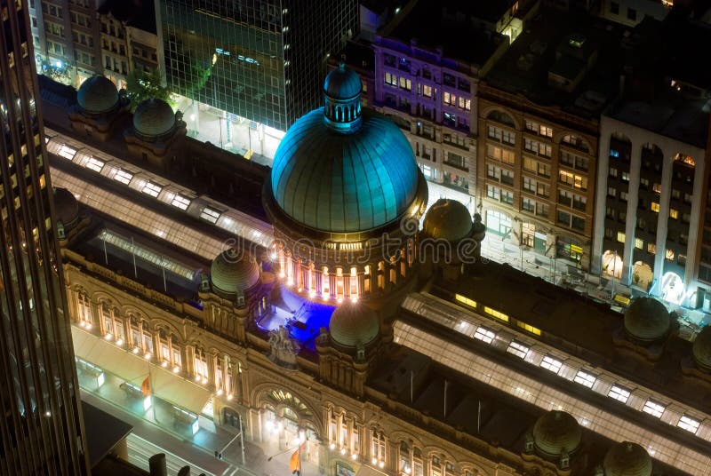 Queen Victoria Building QVB from Above Editorial Photography - Image of ...