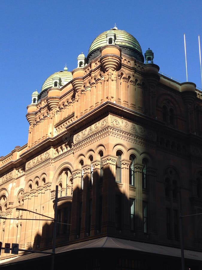 Queen Victoria Building Colonial Architecture Stock Photo - Image of ...