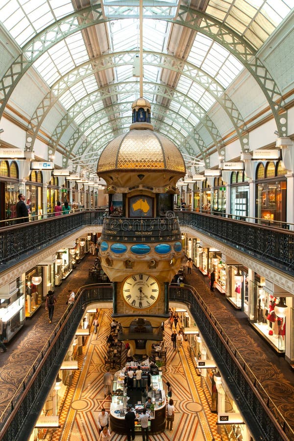 Queen Victoria Building, Sydney Editorial Stock Image - Image of busy ...