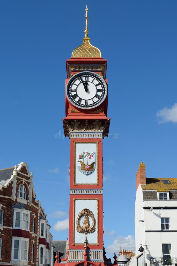 Queen Victoria S Jubilee Clock in Weymouth Stock Image - Image of queen ...