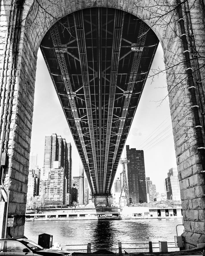 Queens boro bridge stock image. Image of view, queens - 75543393