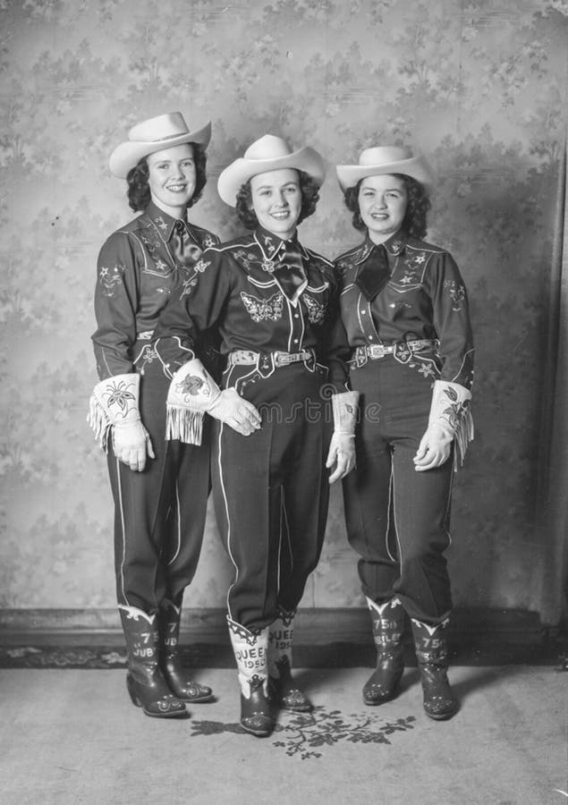 Queens Of The Calgary Stampede, 1950 Picture. Image: 221428781