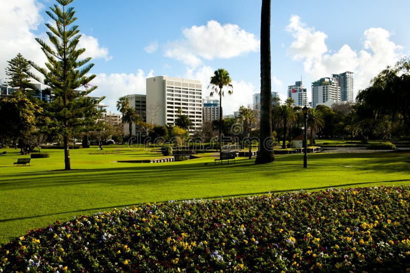 Queens Gardens stock image. Image of colorful, green - 121614229