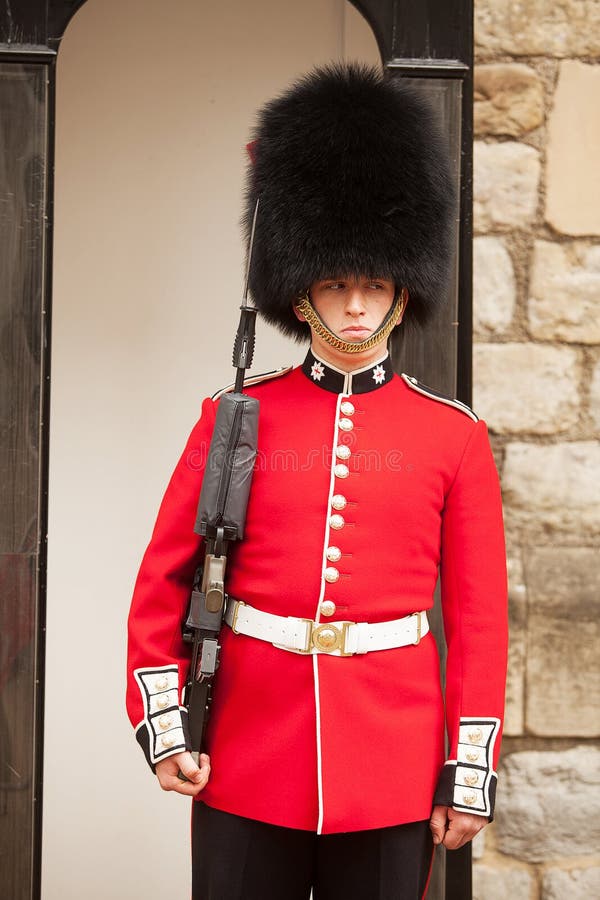 Queens Guards London editorial stock image. Image of protector - 64568009