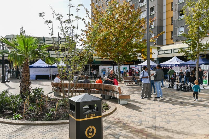 Queen S Square Opening Event in Green Street, Newham, London Editorial ...
