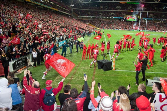 Queensland Reds Rugby Team editorial stock photo. Image of super - 20253563