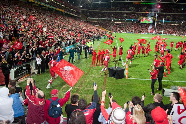 Queensland Reds Rugby Team editorial stock photo. Image of super - 20253563