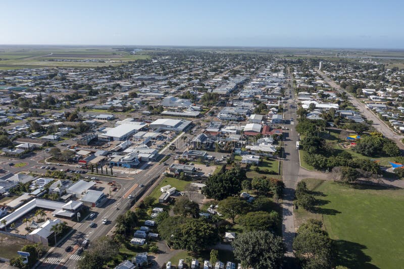 Queensland town of Ayr stock photo. Image of aerial - 285283464