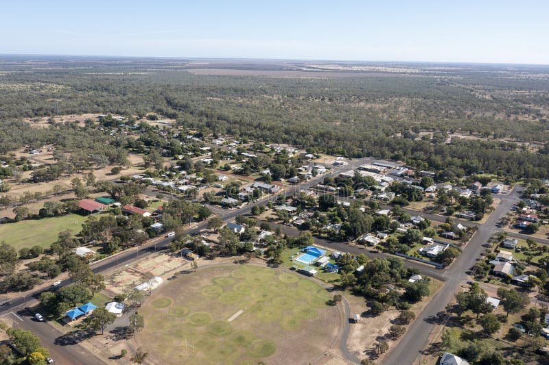Queensland town of Surat. stock photo. Image of remote - 284539534