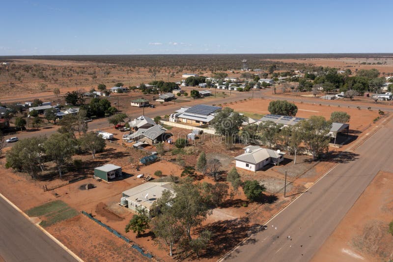 The Queensland Town of Tara. Stock Image - Image of town, river: 125057221