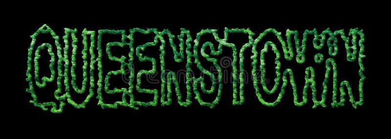 Queenstown Forest, Queenstown Urban Canopy Stock Illustration ...