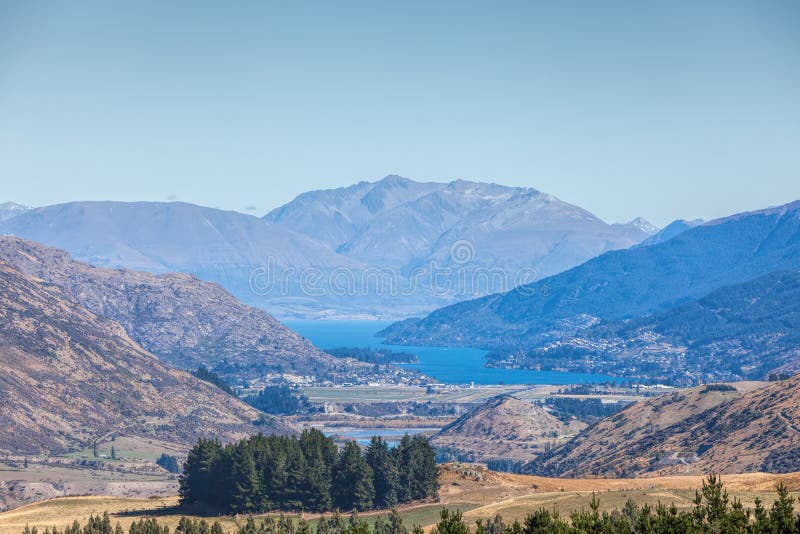 Queenstown view stock photo. Image of lake, range, hike - 44945478