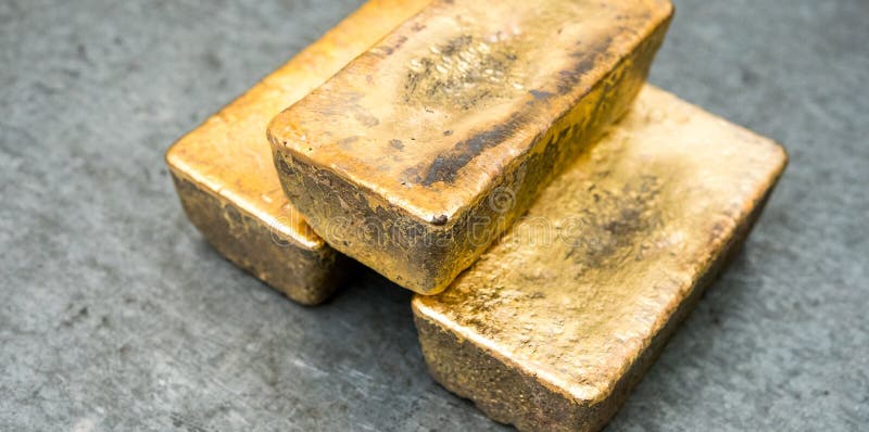 Lingots D'or Pur Fond D'or Texture De Feuille D'or Image stock - Image ...