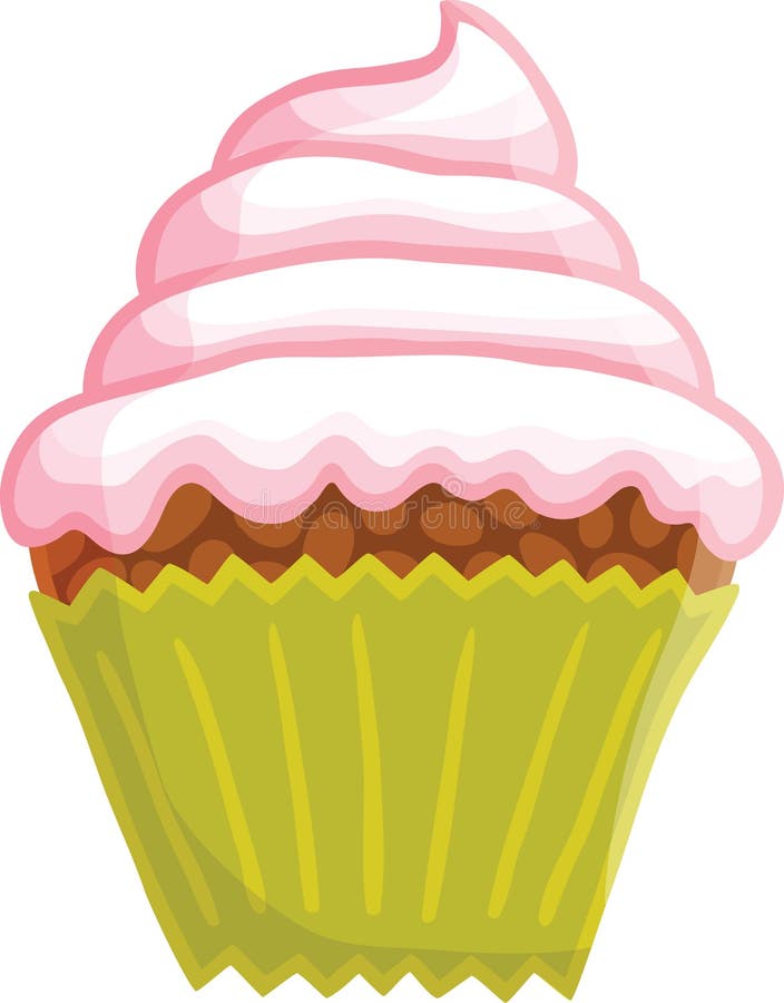 Queque Dos Desenhos Animados Ilustração do Vetor - Ilustração de ...