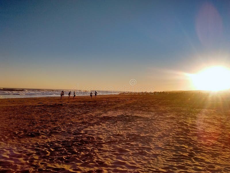 At Quequen Beach stock image. Image of scene, seaside - 115107951