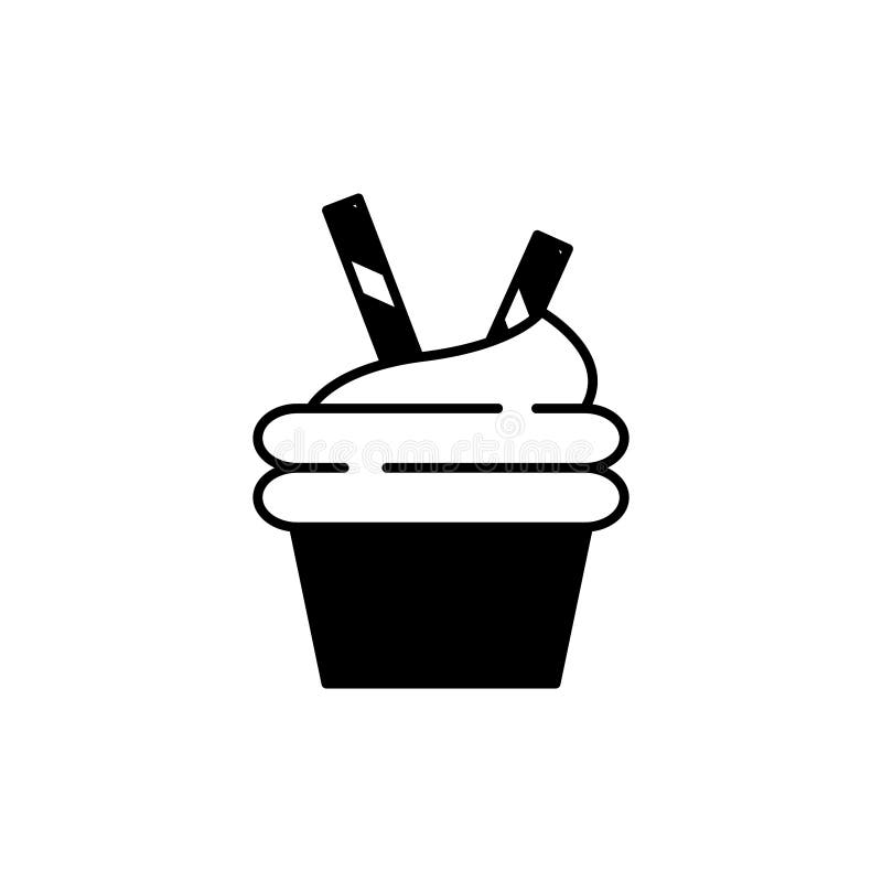 Quequitos simples ilustración del vector. Ilustración de icono - 260127488