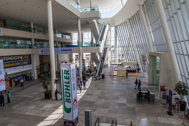 QUERETARO, MEXICO: OCTOBER 4, 2016: Interior of the Centro De Congresos ...